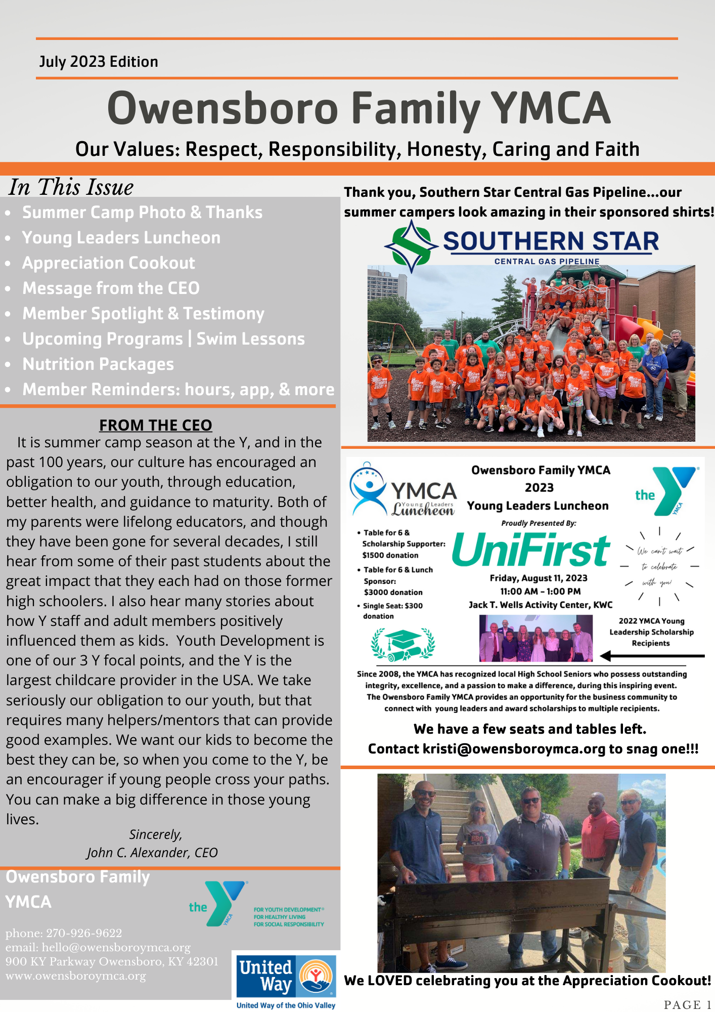 July 2023 | Owensboro YMCA July 2023 | Owensboro YMCA
