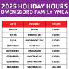 Hours | Owensboro YMCA